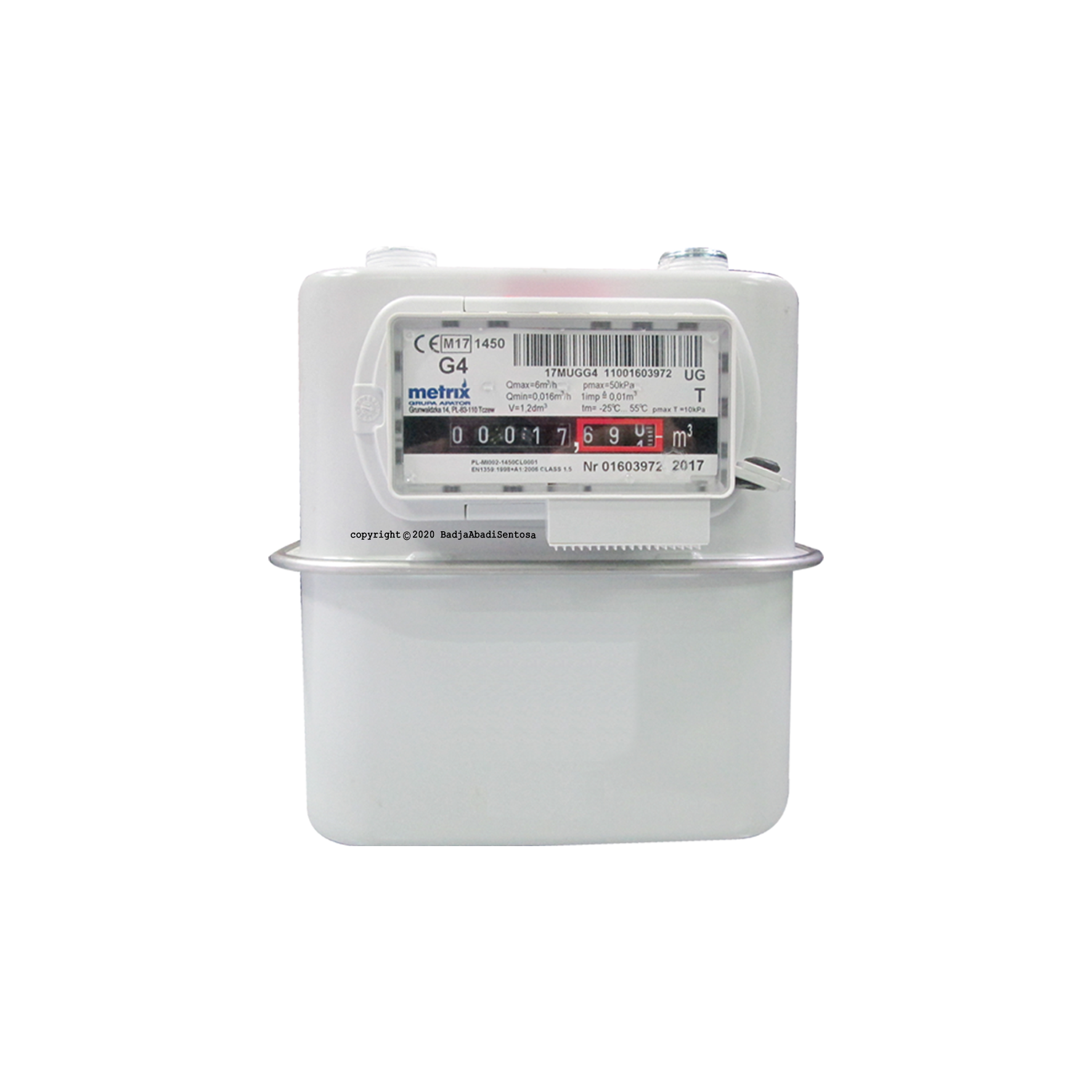 Metrix - Meter Gas Tipe UG-G4 | Badja Abadi Sentosa