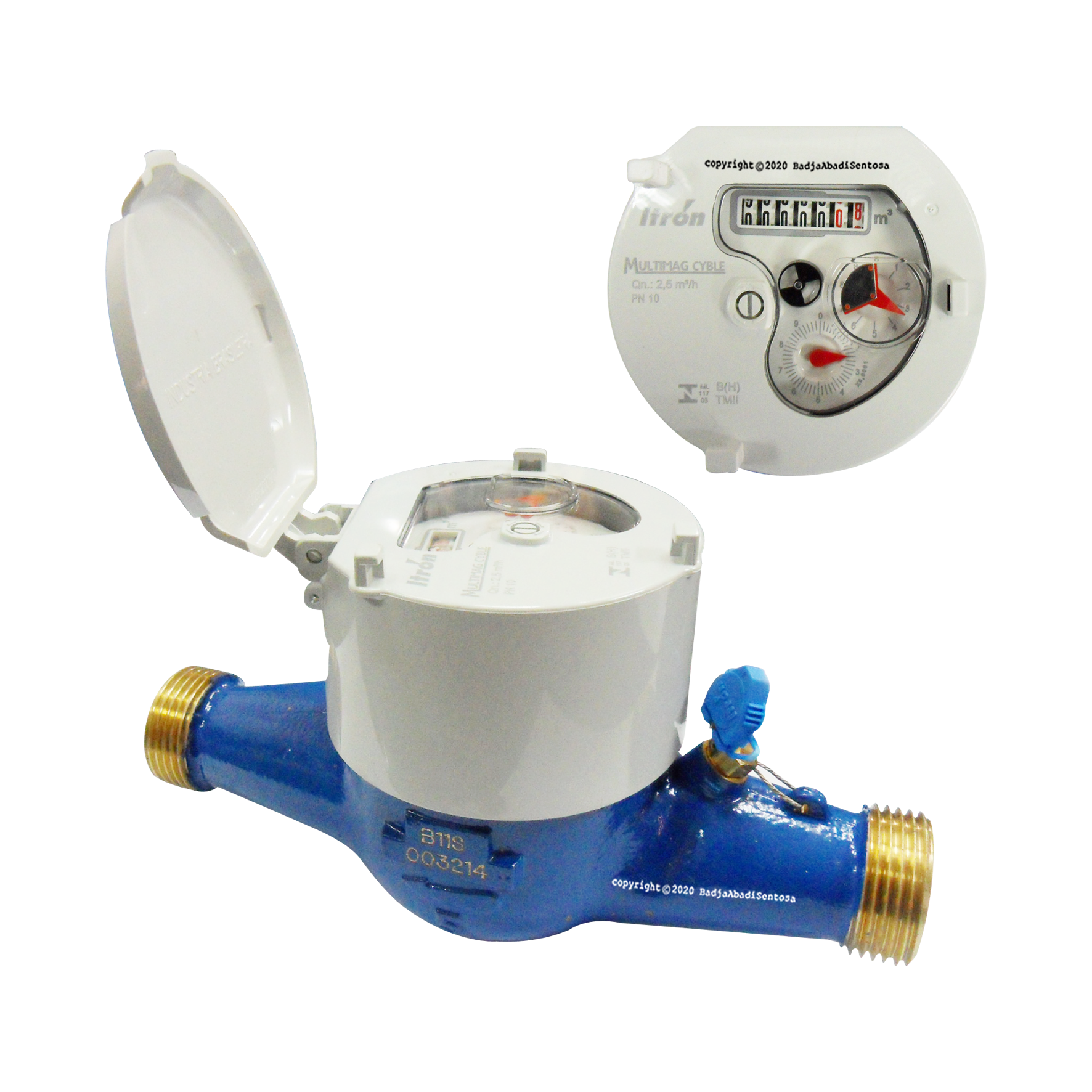 Itron - Meteran Air Multimag Cyble | Badja Abadi Sentosa