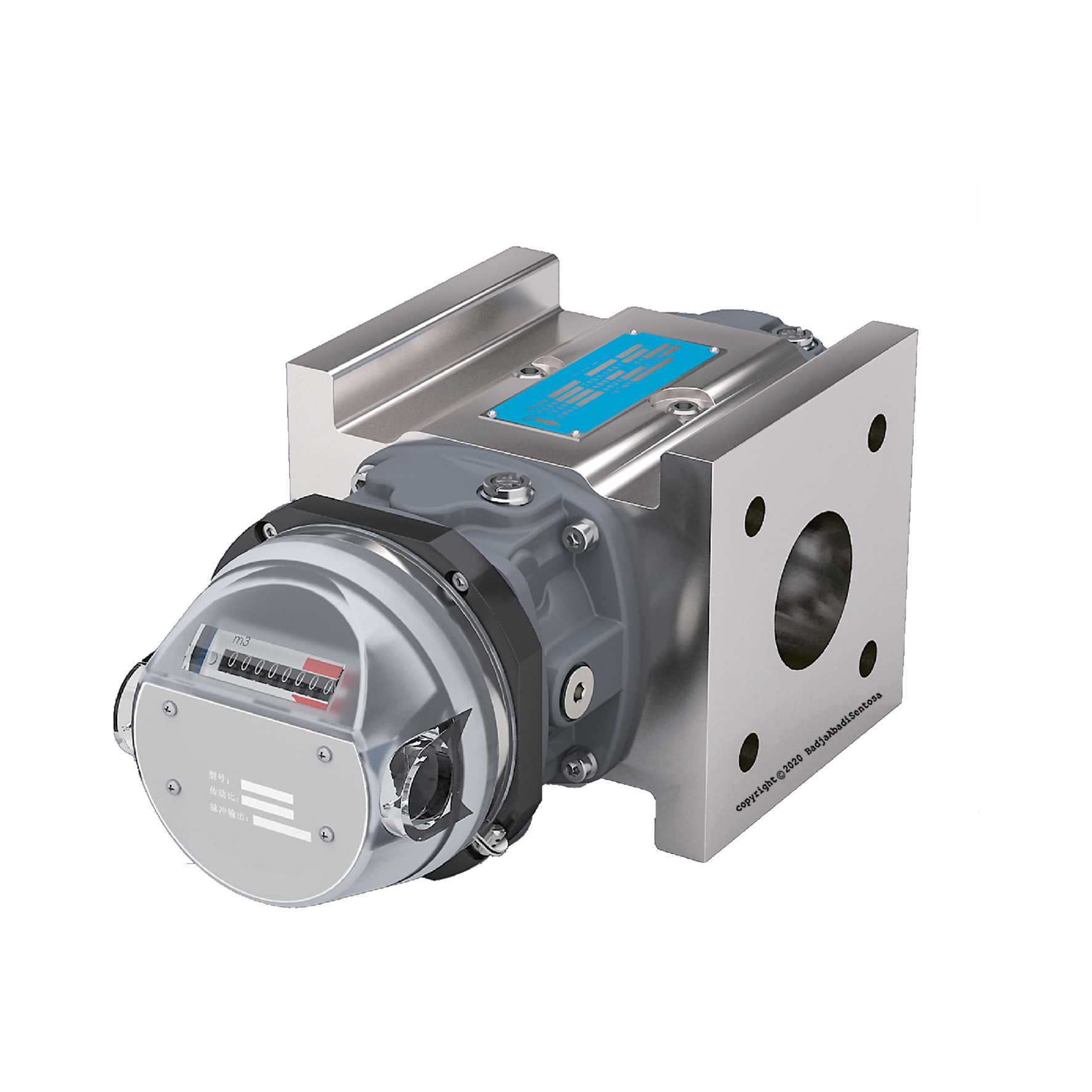 Fast Flo - Meter Gas Tipe TYL Rotary Meter | Badja Abadi Sentosa