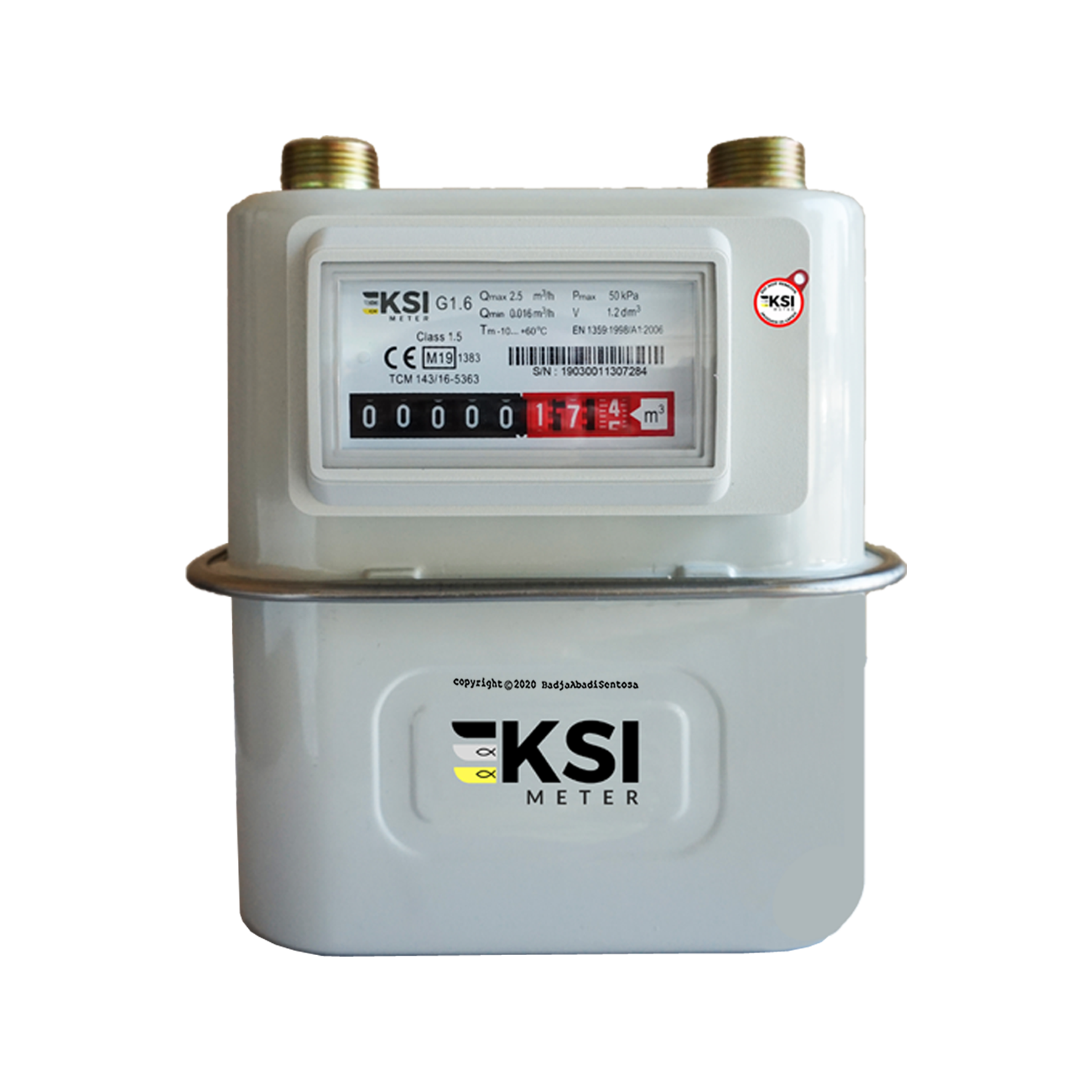 KSI - Diaphragm Gas Meter Residential | Badja Abadi Sentosa