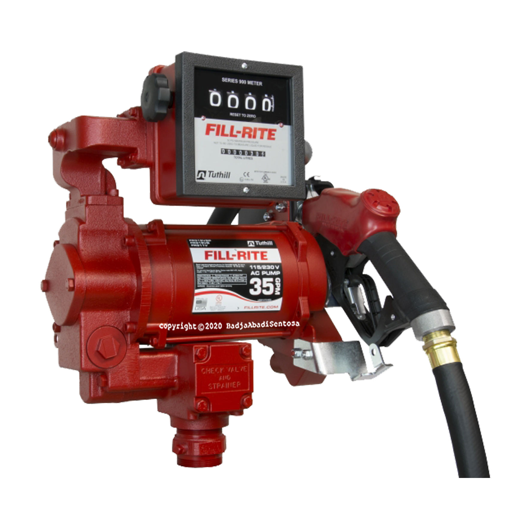 Fill Rite - Pompa Seri FR 311 Dengan 901 Meter | Badja Abadi Sentosa