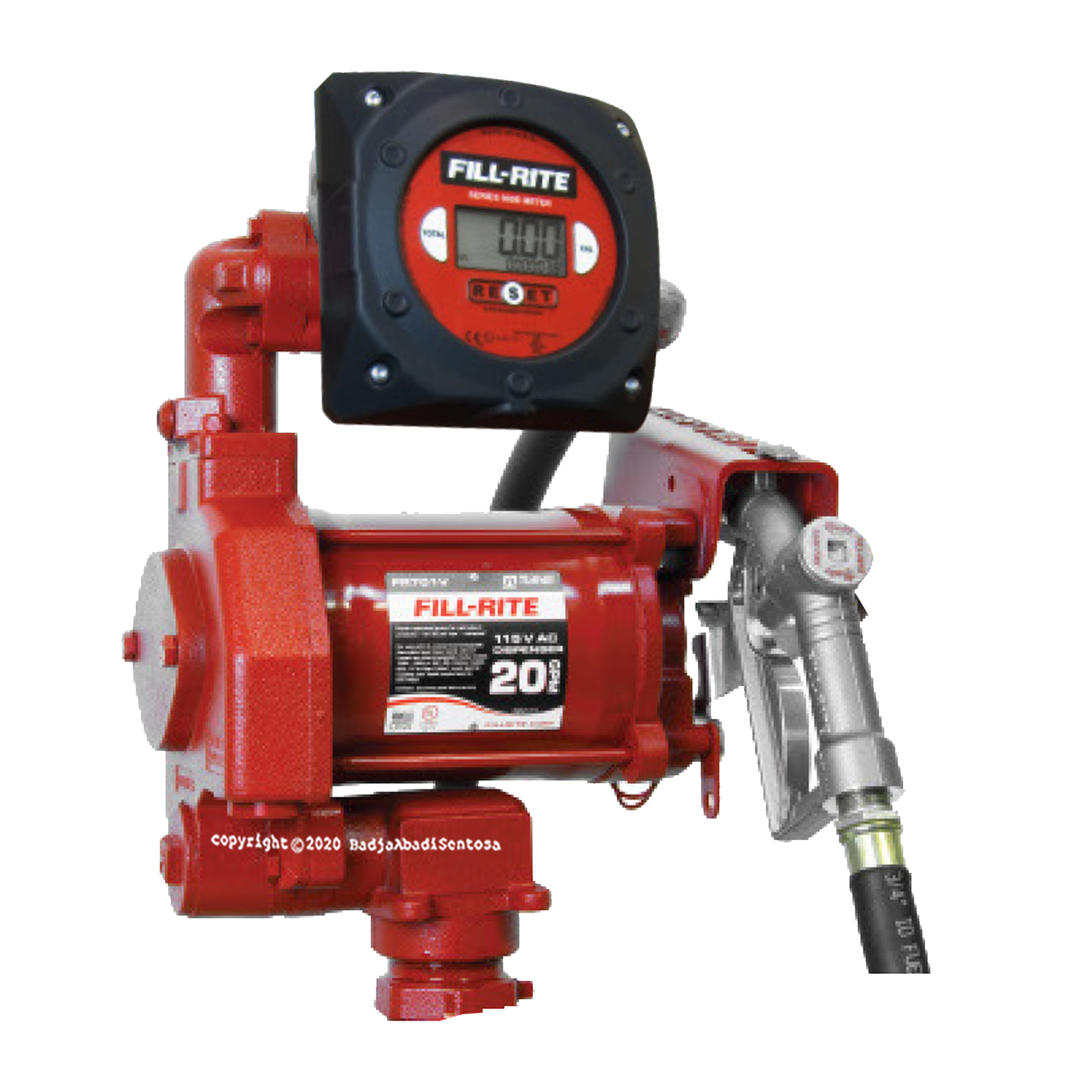 Fill Rite - Pompa Seri FR 701 Dengan 900CD Meter | Badja Abadi Sentosa